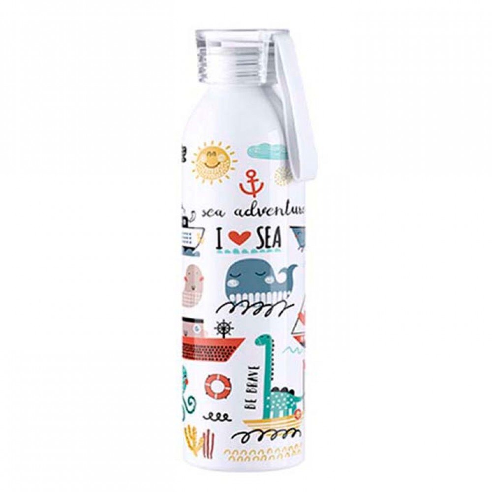 Botella sublimable 17oz/500ml Tapa Transparente